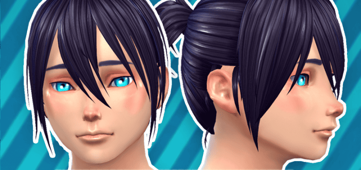 Sims 4 Anime Hair CC | Sims 4 Anime Hair Mods