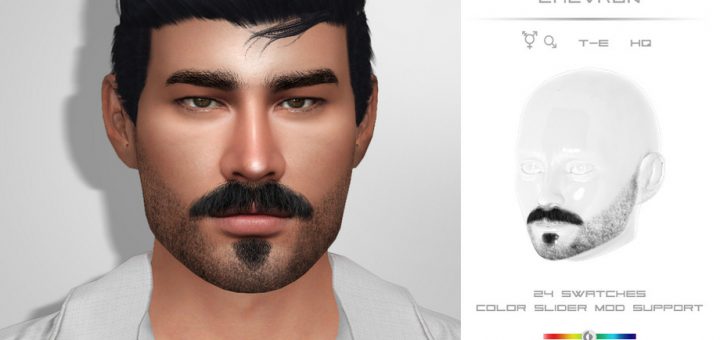 Viper (Body hair) - Sims 4 Haircuts