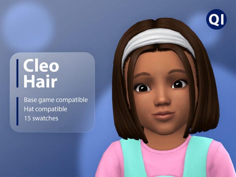 Cleo Hair - Sims 4 Haircuts