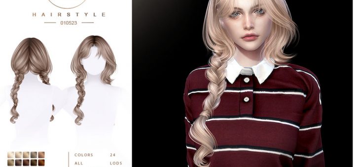 Sims 4 Long Hair CC | Sims 4 Long Hair Mods