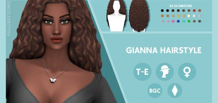 curly updo hairstyle 010623(Mona) - Sims 4 Haircuts