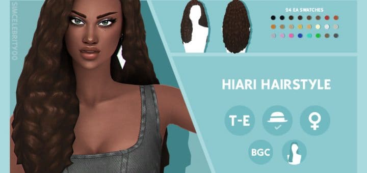 Sims 4 Long Hair CC | Sims 4 Long Hair Mods