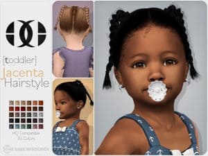 Jacenta Hairstyle [Toddler] - Sims 4 Haircuts