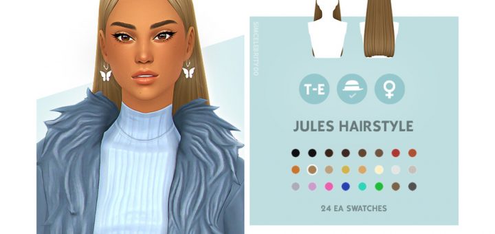 Nymph Hairstyle - Sims 4 Haircuts