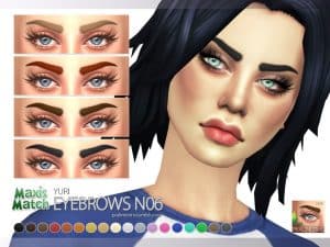 MM Eyebrows N06 - Yuri - Sims 4 Haircuts