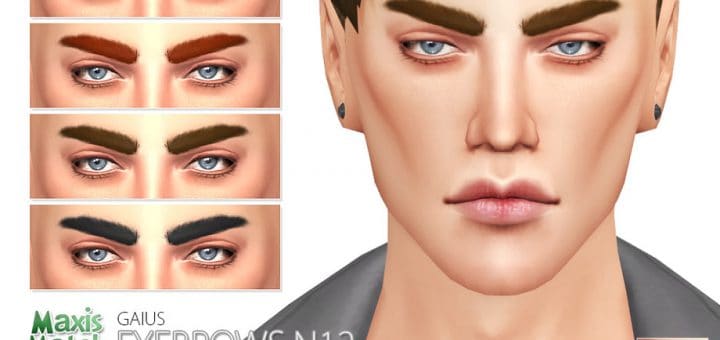 S-Club WM ts4 Eyebrows 201815 - Sims 4 Haircuts