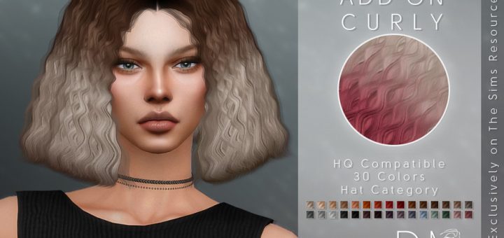 Sims 4 Curly Hair CC | Sims 4 Curly Hair Mods