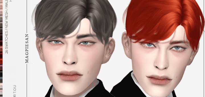 Sims 4 Male Hair CC | Sims 4 Male Hair Mods