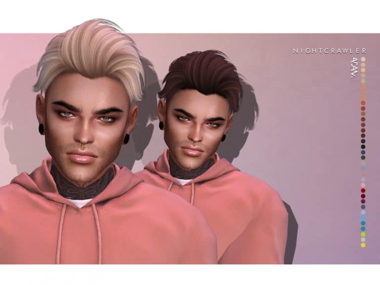 Nightcrawler-Adam (HAIR) - Sims 4 Haircuts