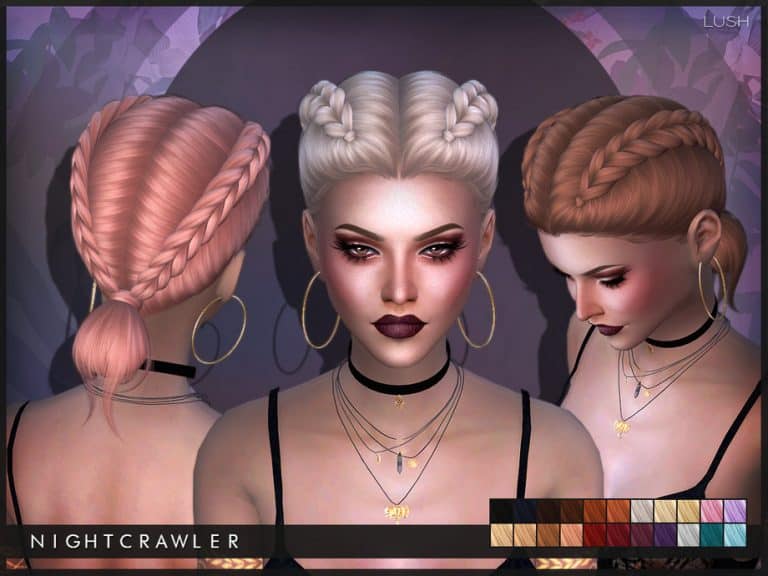 Nightcrawler-Lush - Sims 4 Haircuts