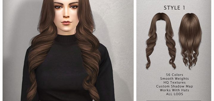 Sims 4 Long Hair CC | Sims 4 Long Hair Mods