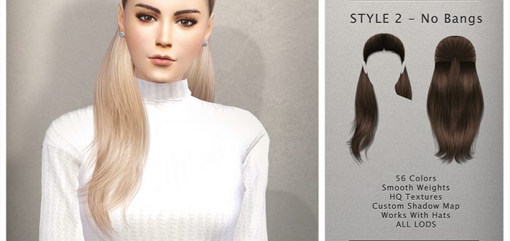 Nymph Hairstyle - Sims 4 Haircuts