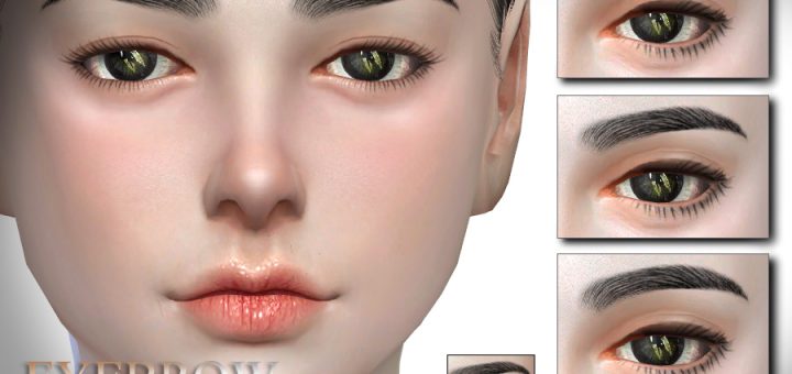 Luca Eyebrows N89 - Sims 4 Haircuts