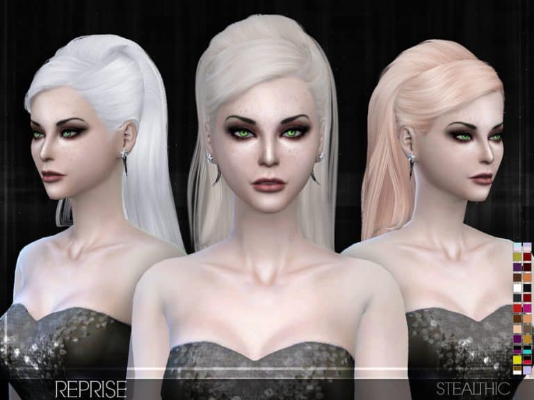 Stealthic - Reprise (Female Hair) - Sims 4 Haircuts