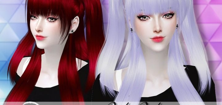 Sims 4 Anime Hair CC | Sims 4 Anime Hair Mods