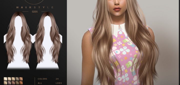 Sims 4 Long Hair CC | Sims 4 Long Hair Mods